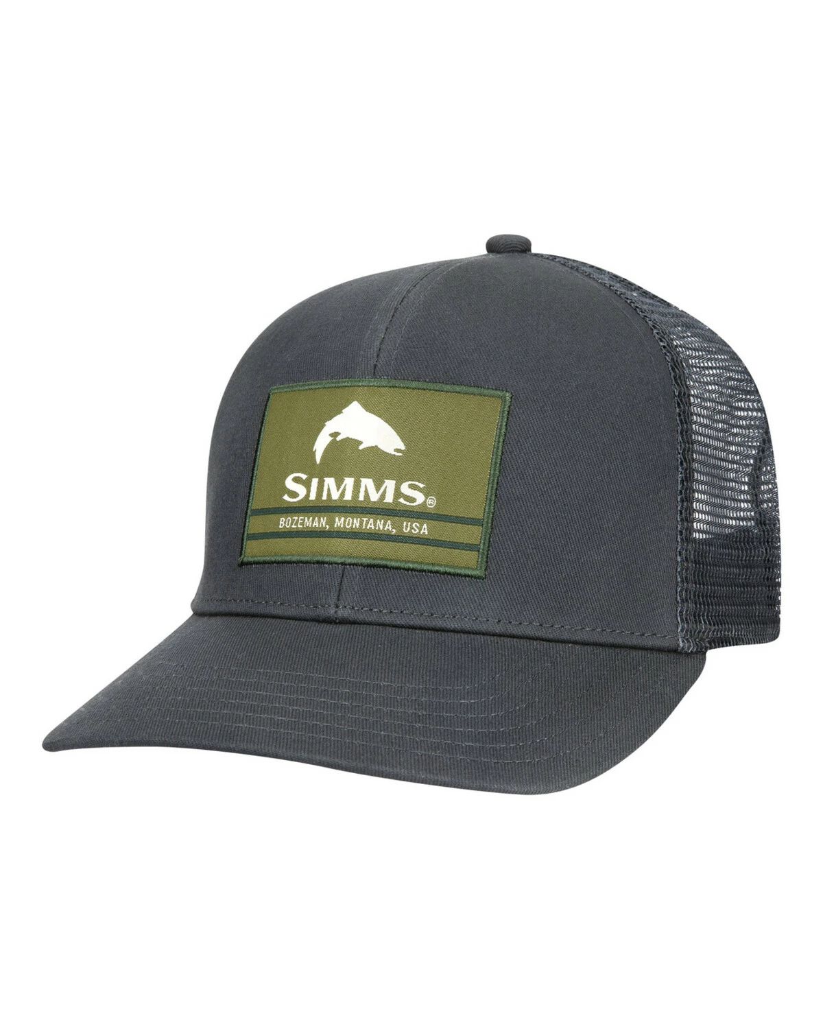 SIMMS kšiltovka Original Patch Trucker Carbon 🎣 Na Soutoku