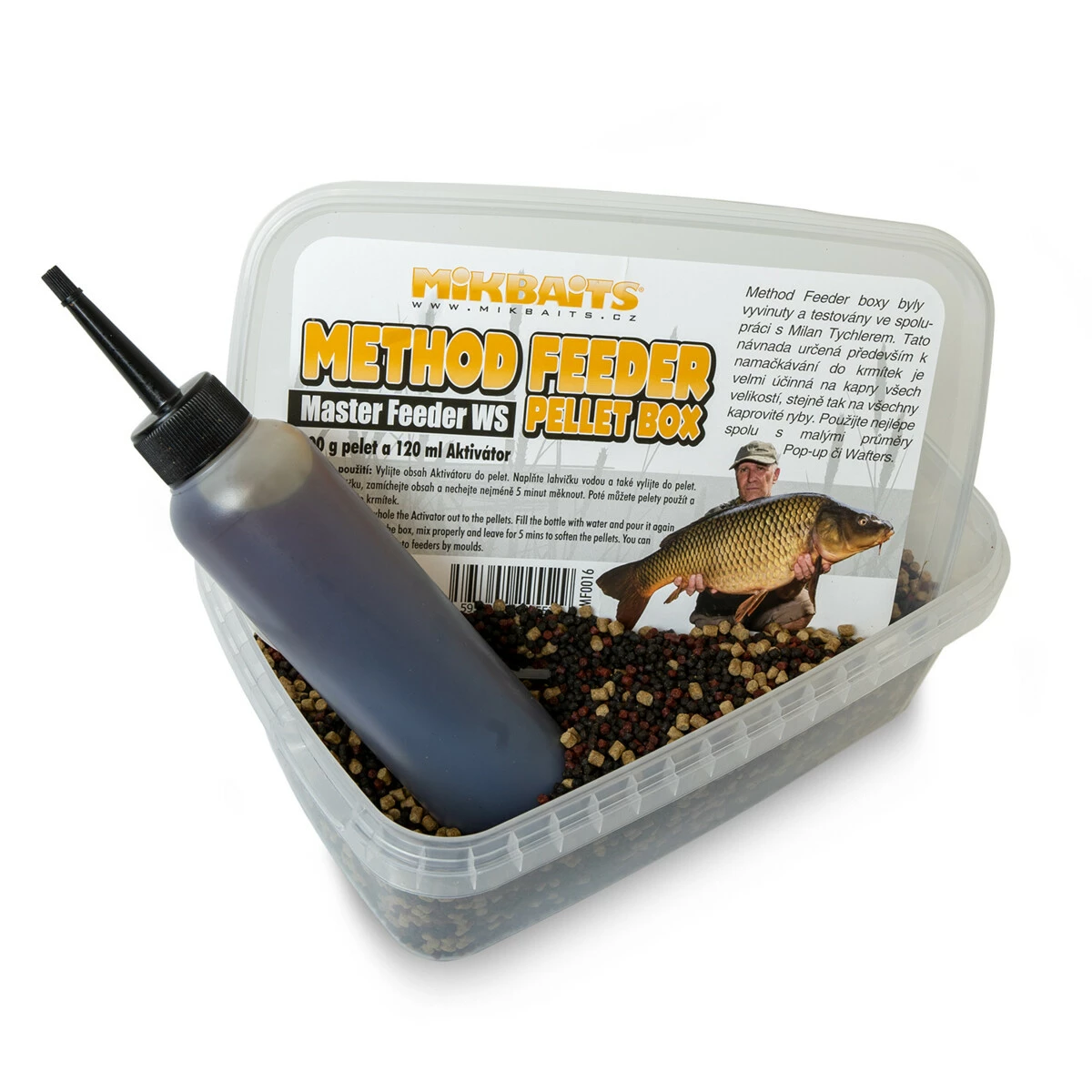 MIKBAITS Method Feeder pellet box 400g + 120ml - Master Feeder WS 🎣 Na ...