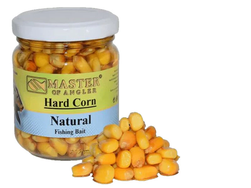 MASTER OF ANGLER Kukuřice Hard Corn Bait - 212 ml/Karamel 🎣 Na Soutoku