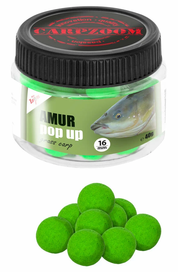 Carp Zoom Amur - Pop Up Boilies - 40 g/16 mm 🎣 Na Soutoku