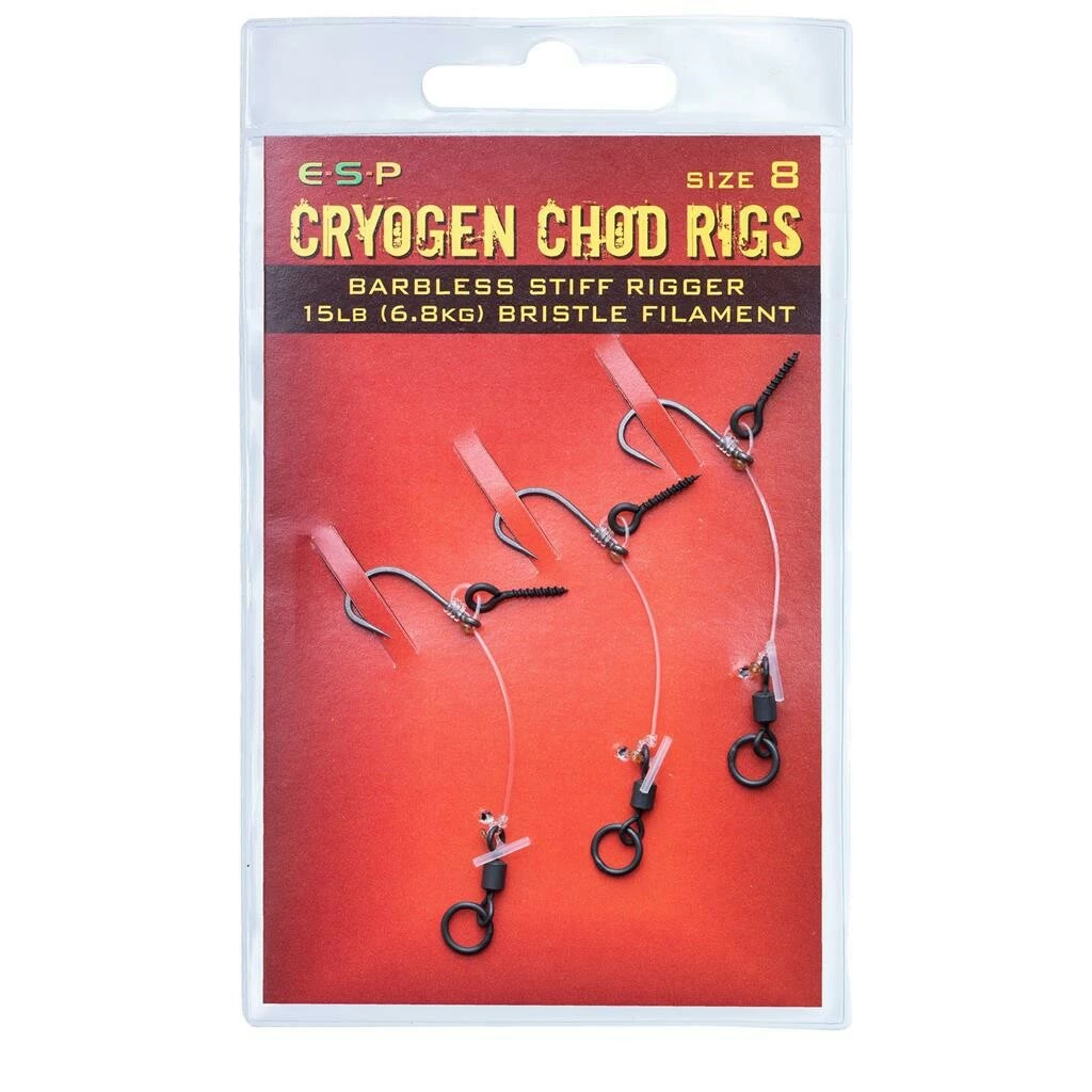 ESP hotové návazce Cryogen Chod Rig Barbless 🎣 Na Soutoku
