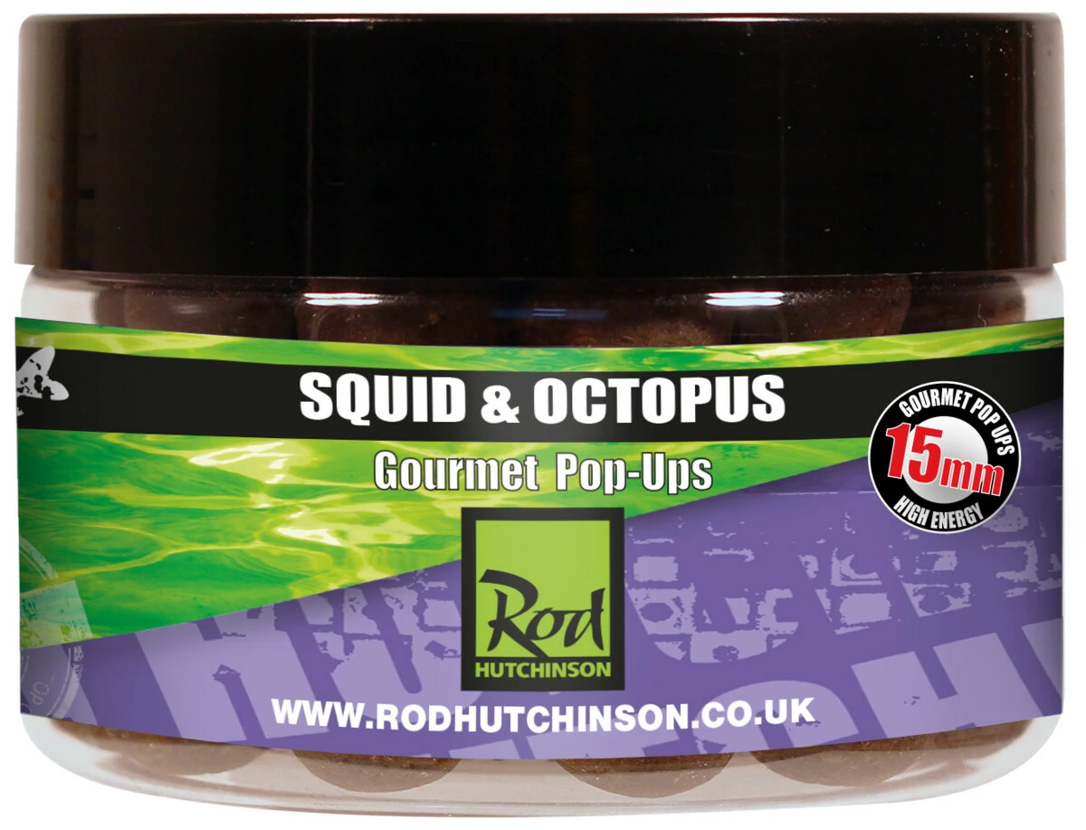 Rod Hutchinson RH Pop-Ups Squid Octopus with Amino Blend Swan Mussell 🎣 ...