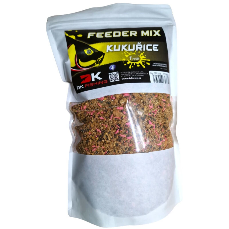 DK-fishing DK FISHING Feeder mix vlhčený kukuřice 1kg 🎣 Na Soutoku