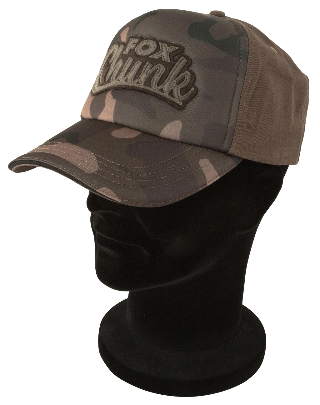 FOX kšiltovka Chunk Camo Solid Back Baseball Cap 🎣 Na Soutoku