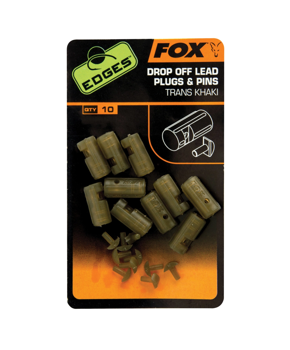 FOX insertní vložky do olov Edges Drop Off Lead Plug and Pins VÝPRODEJ ...