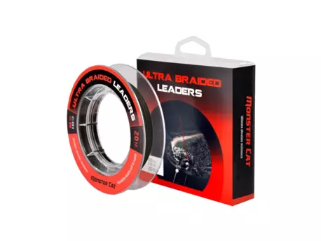 MONSTER CAT Návazcová šňurka Ultra Leaders 20 m / 100 kg / 220lb 🎣 Na ...