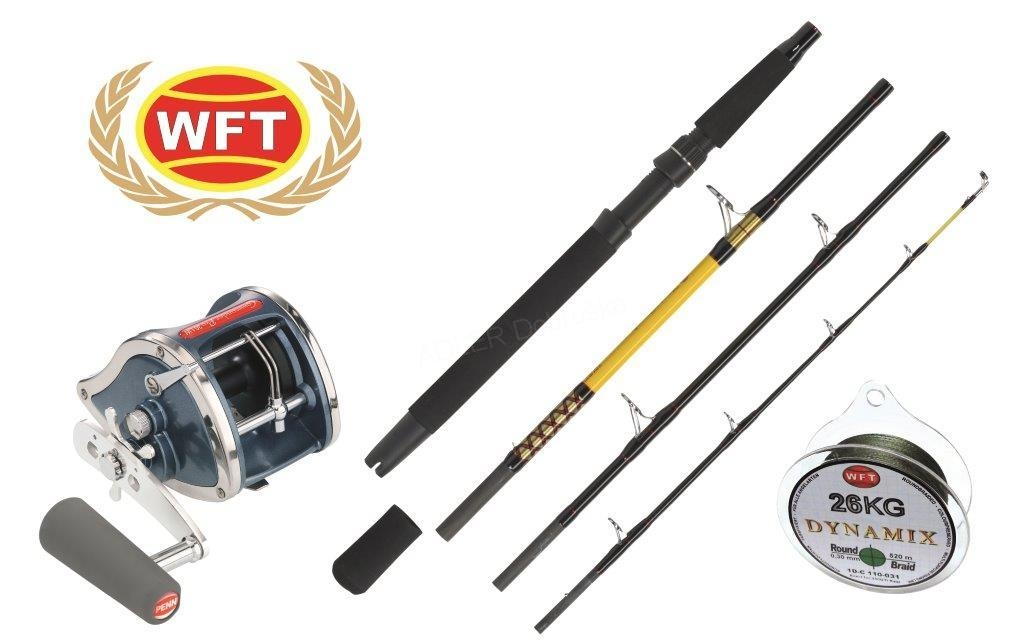 COMBO PENN Commander Pro 20 LW + WFT NC Fjord Spin Travel 2,10m, 200 ...