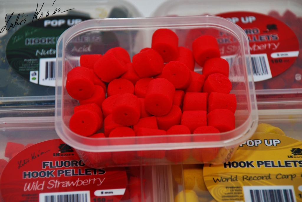LK Baits Fluoro Hook Pellets Wild Strawberry 150ml, 12mm 🎣 Na Soutoku