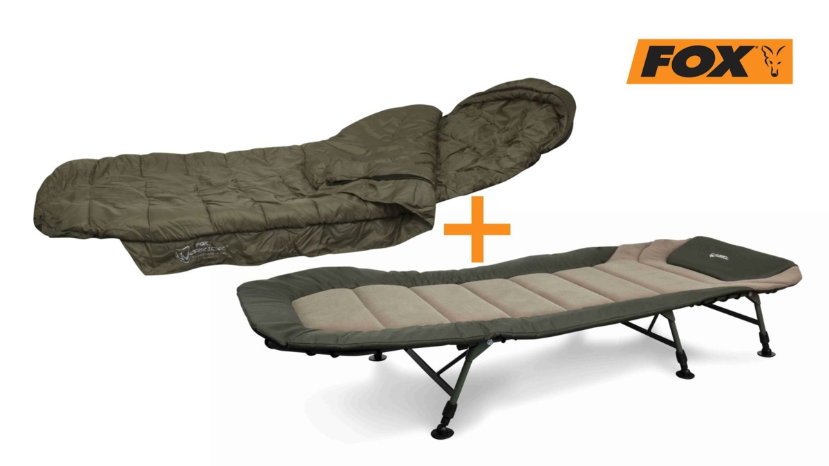 Fox Lehátko Warrior 6 Leg Legged bedchair + Spacák Warrior Zdarma! 🎣 Na ...