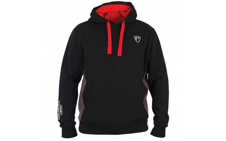 FOX Rage Mikina Ribbed Hoody Black/Grey VÝPRODEJ 🎣 Na Soutoku